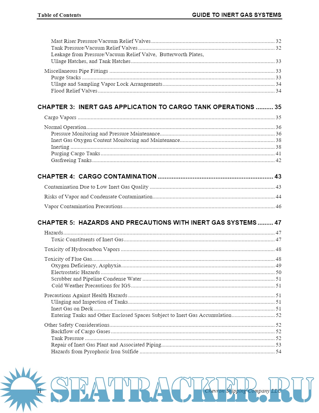 A Guide to Inert Gas System (IGS) - Chevron Shipping Company LLC [1996 ...