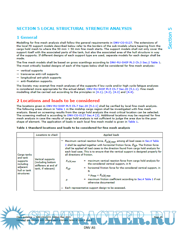 Guideline Liquefied gas carriers with independent prismatic tanks of ...