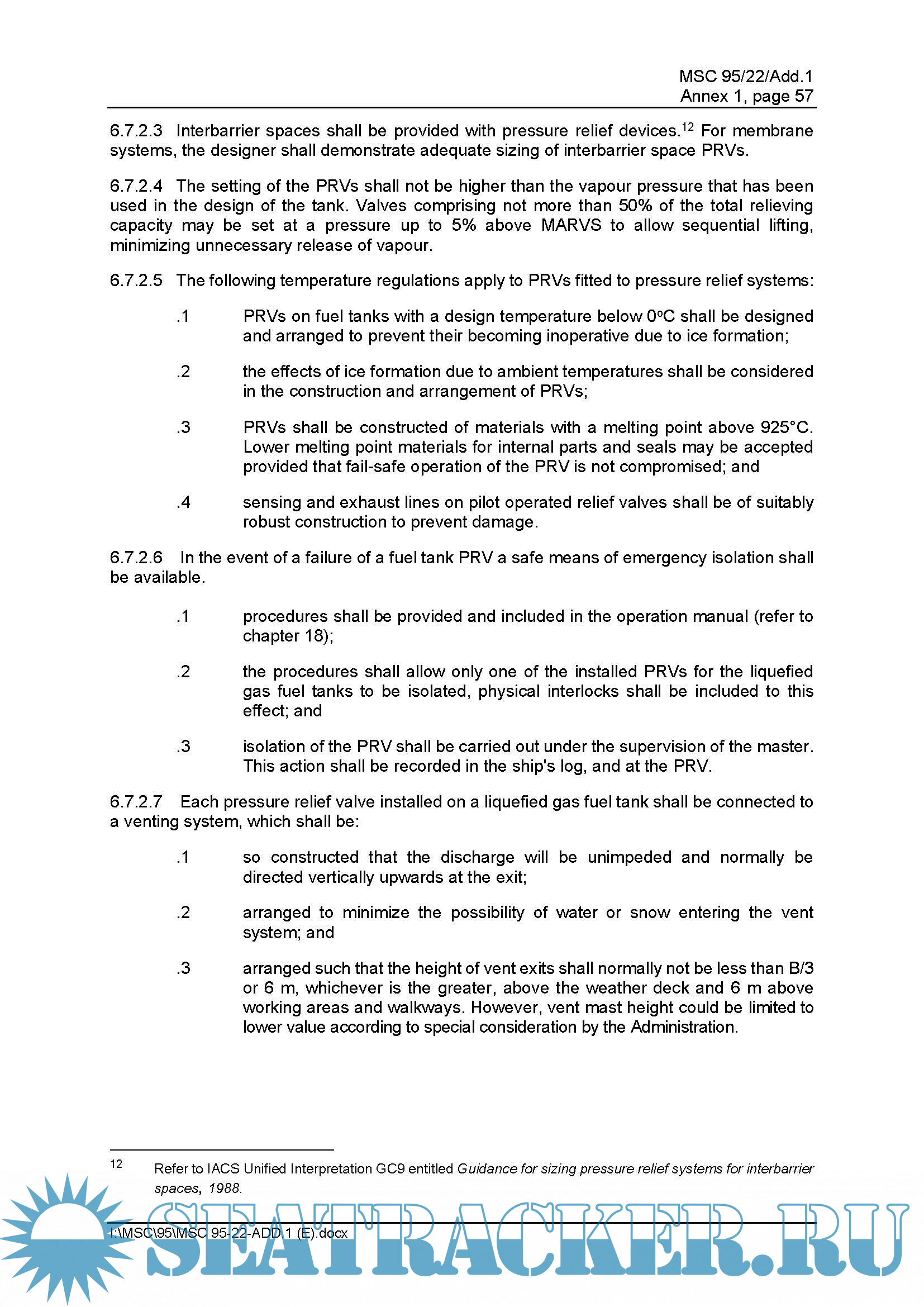 IGF CODE - IMO [2016, PDF] › Marine Tracker