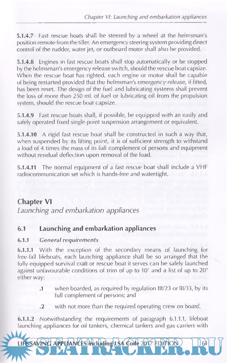 International Life-Saving Appliance Code (LSA Code) 2017 - IMO [2017 ...