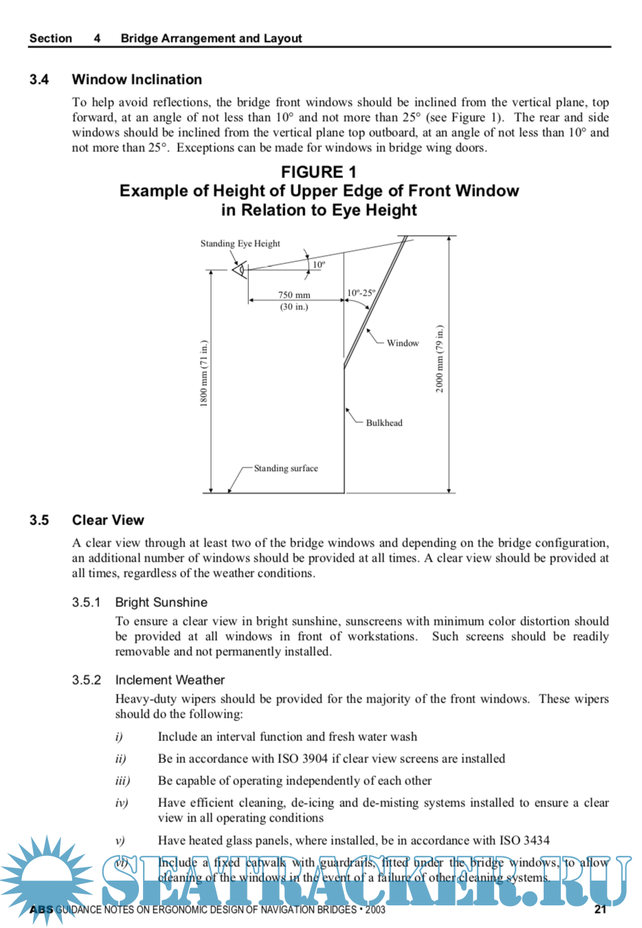 Guidance Notes on Ergonomic Design of Navigation Bridges - ABS [2003 ...