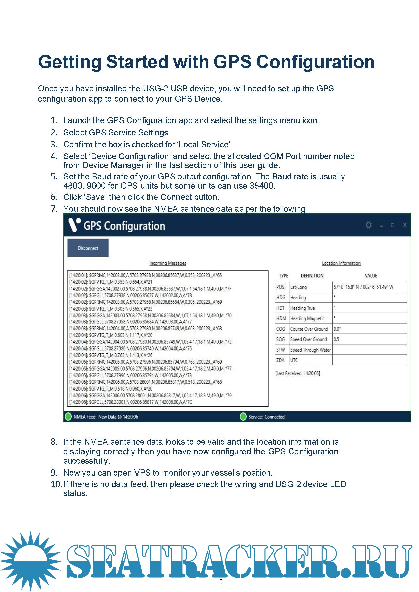 Voyager GPS Configuration v.1.3.1 - Voyager Worldwide [2023] › Marine Tracker