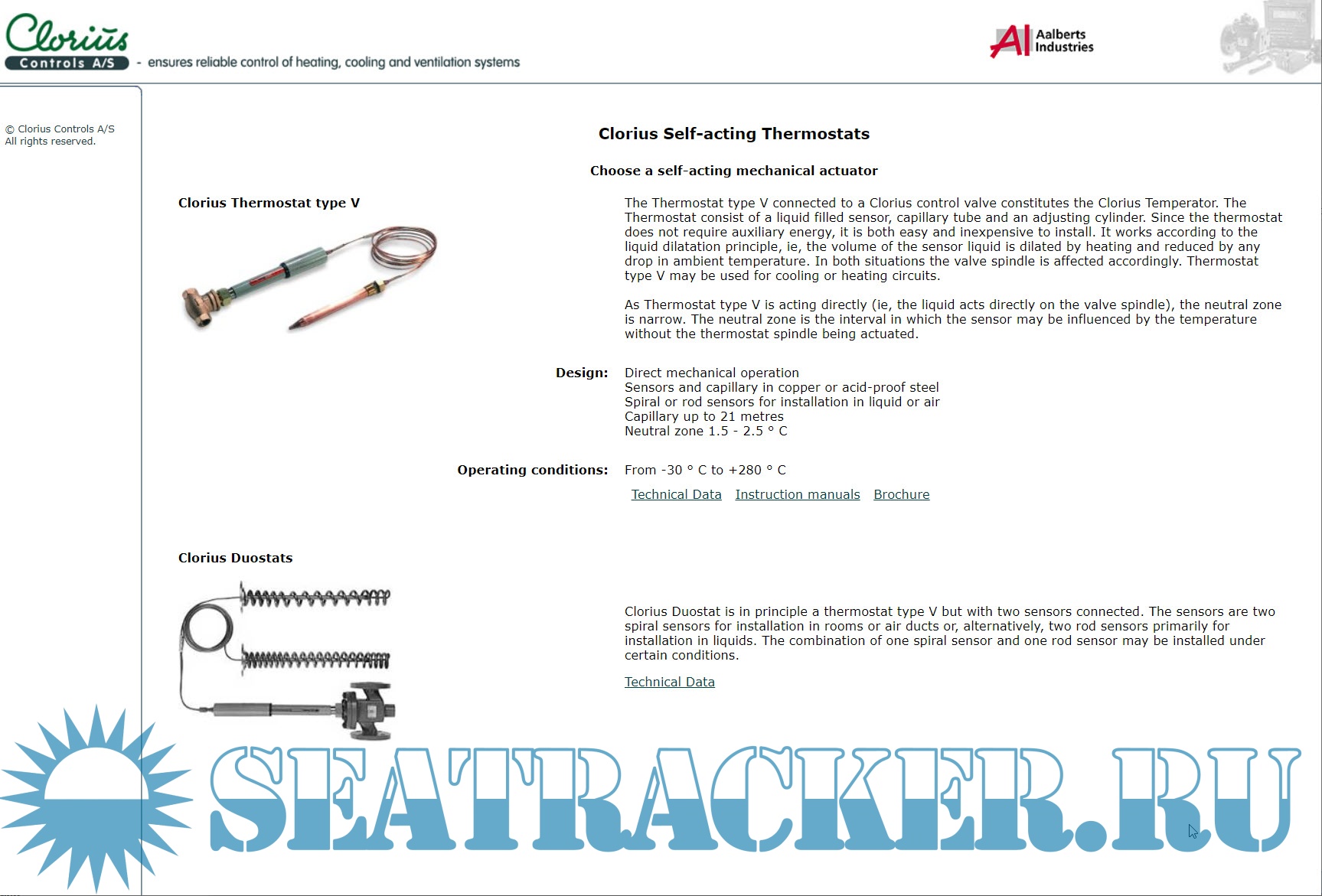 Clorius Temperature Control | Marine - Clorius Controls A/S [2005, PDF ...