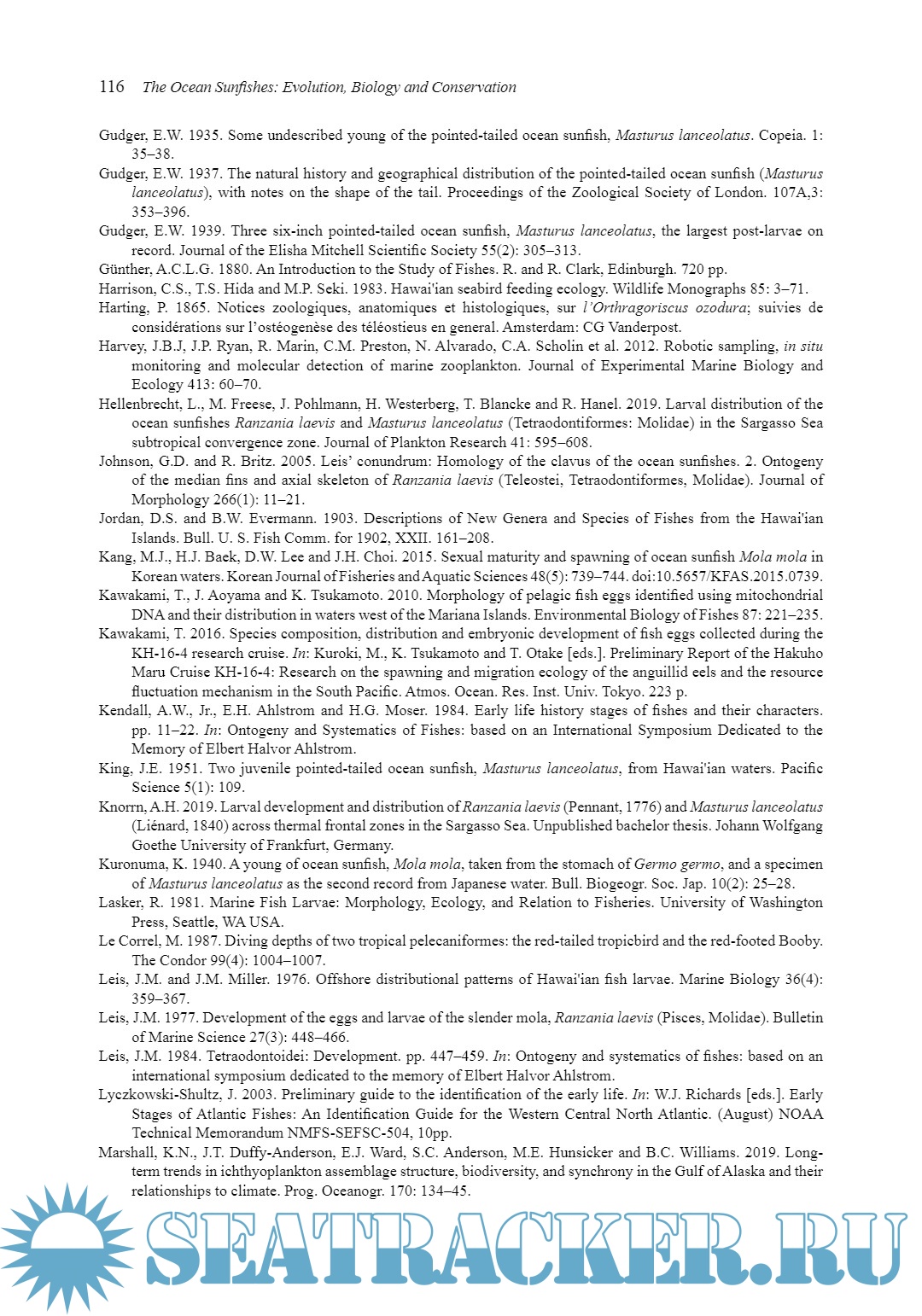 The Ocean Sunfishes: Evolution, Biology and Conservation - Tierney M ...