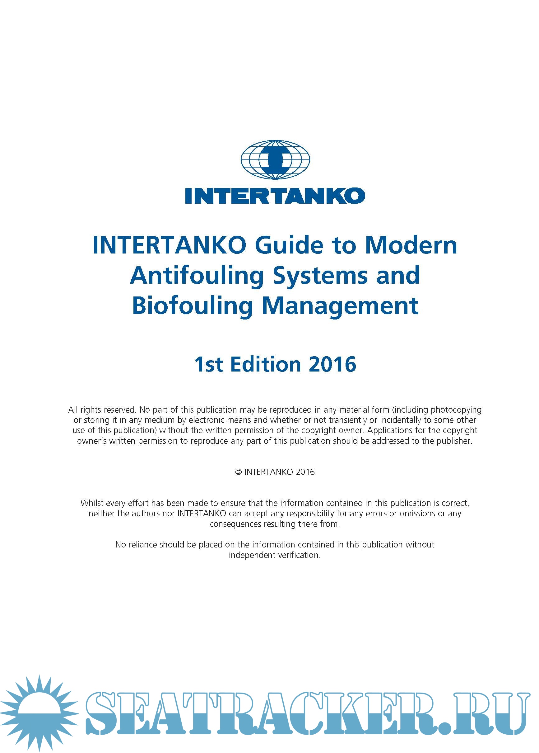 INTERTANKO Guide to Modern Antifouling Systems and Biofouling Management – Intertanko [2016, PDF ...