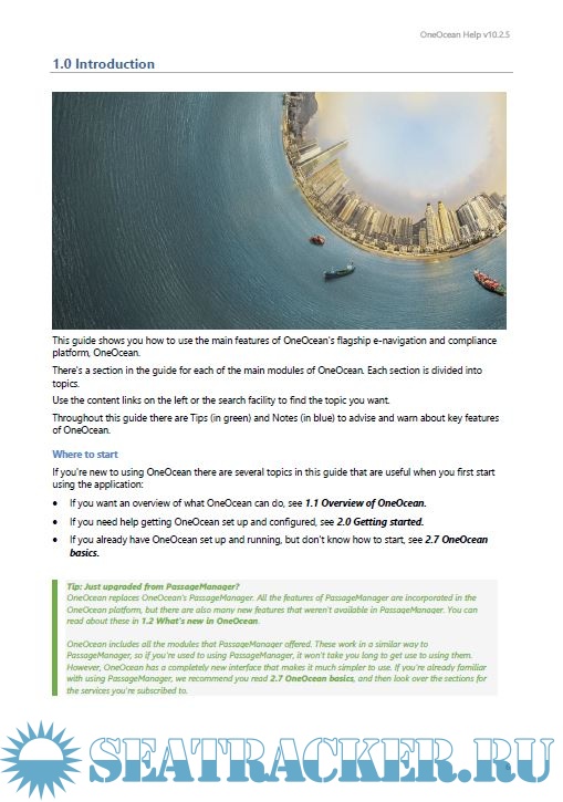 One Ocean User Guide - ChartCo [2020, PDF] › Marine Tracker
