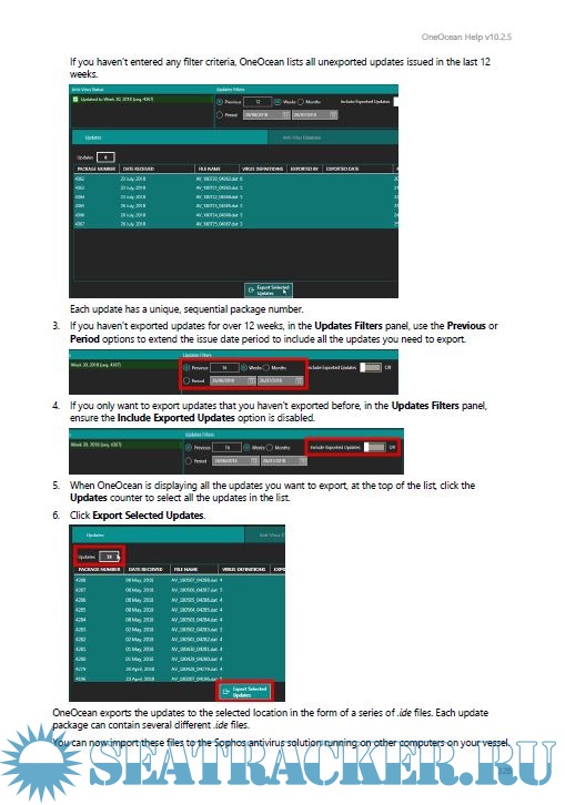 One Ocean User Guide - ChartCo [2020, PDF] › Marine Tracker