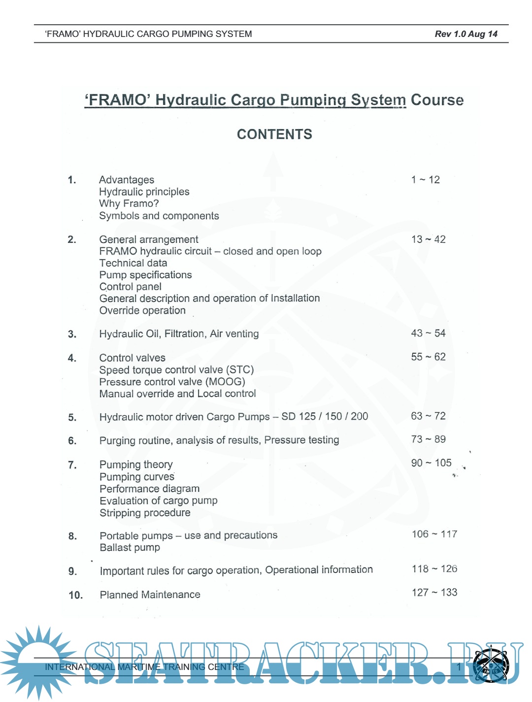 A course in: «FRAMO» Hydraulic Cargo Pumping System Course v.1.0 - IMTC ...