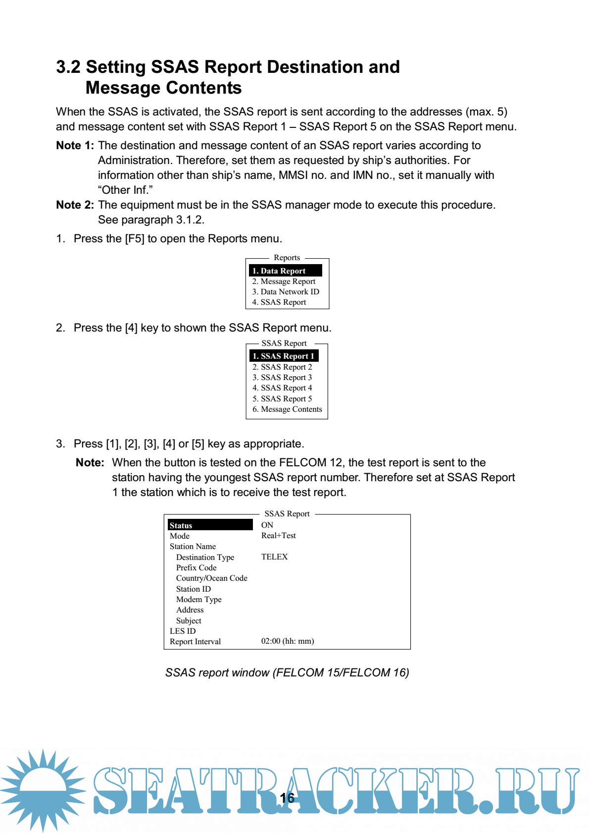 Furuno Felcom 16 Inmarsat-C SSAS Operators Manual IC-307 - Furuno [2008 ...