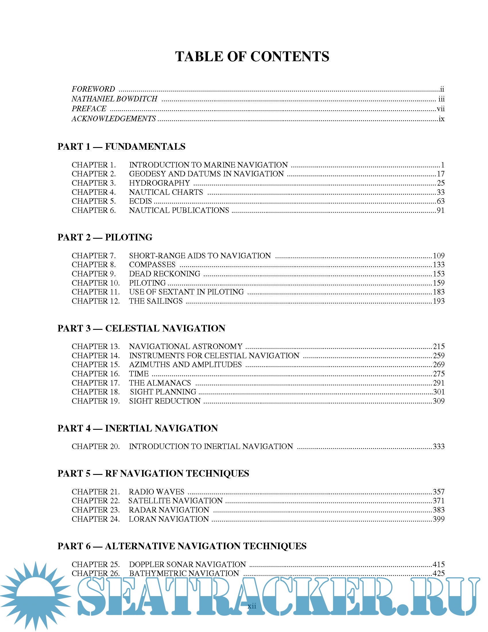 American Practical Navigator, an Epitome of Navigation, Pub. No. 9 ...