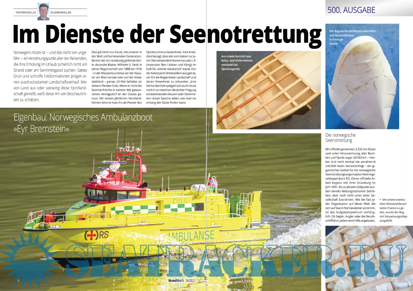ModellWerft - Oktober - Eric Schafenrort (Redaktor) [2023, PDF] › Marine Tracker