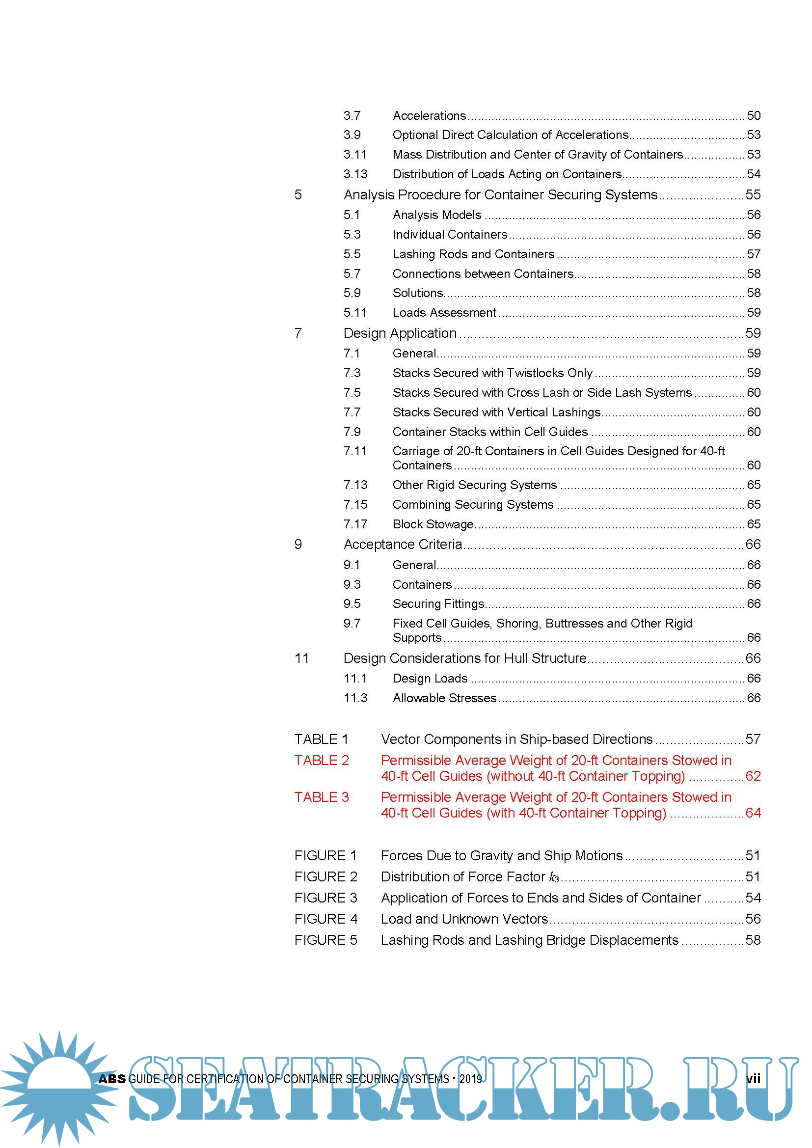 Guide for certification of Container Securing Systems - ABS [2019, PDF] › Marine Tracker