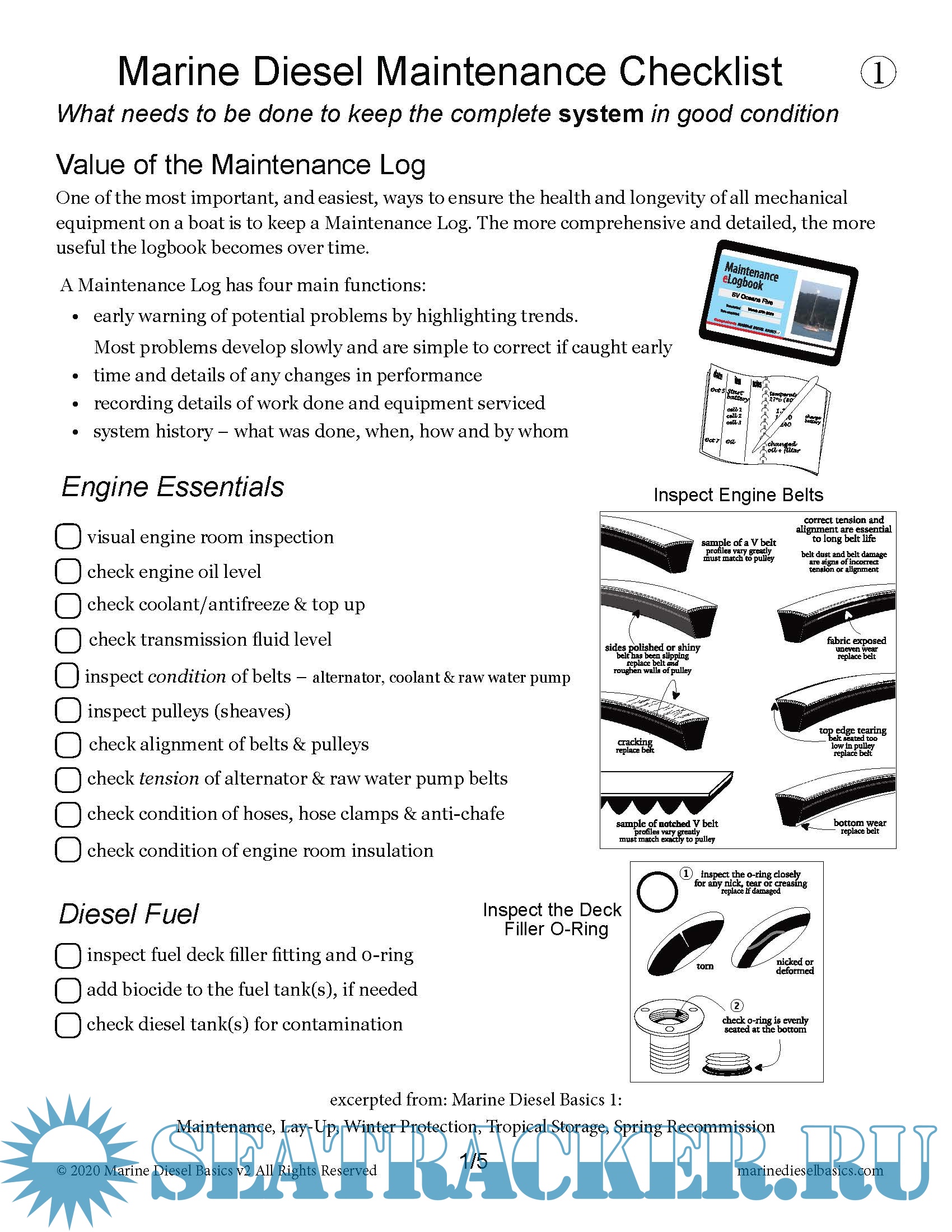 Marine Diesel Maintenance Checklists - Dennison Berwick [202x, PDF ...
