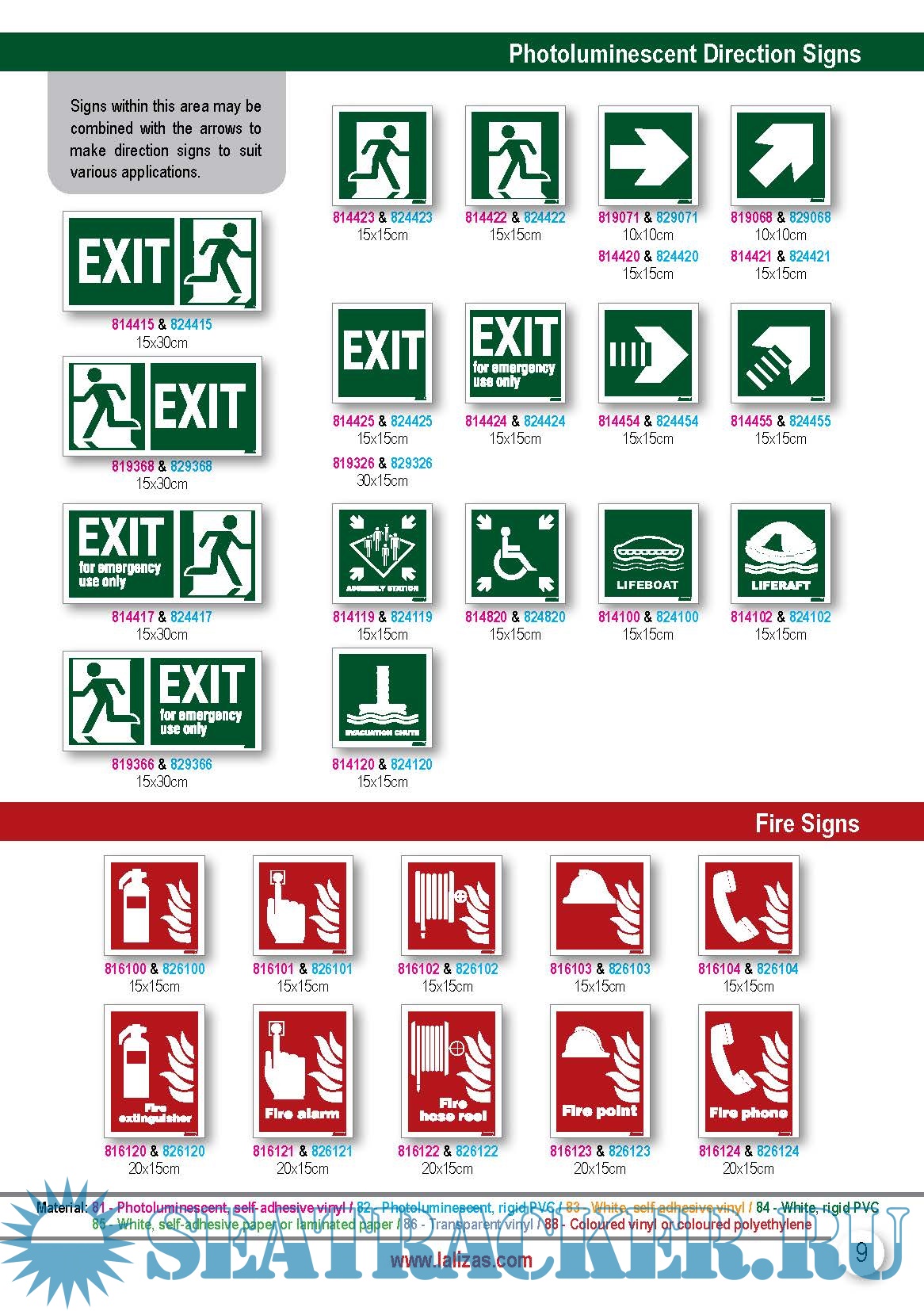 IMO SIGNS Safety Officer’s Guide - LALIZAS [2021, PDF] › Marine Tracker