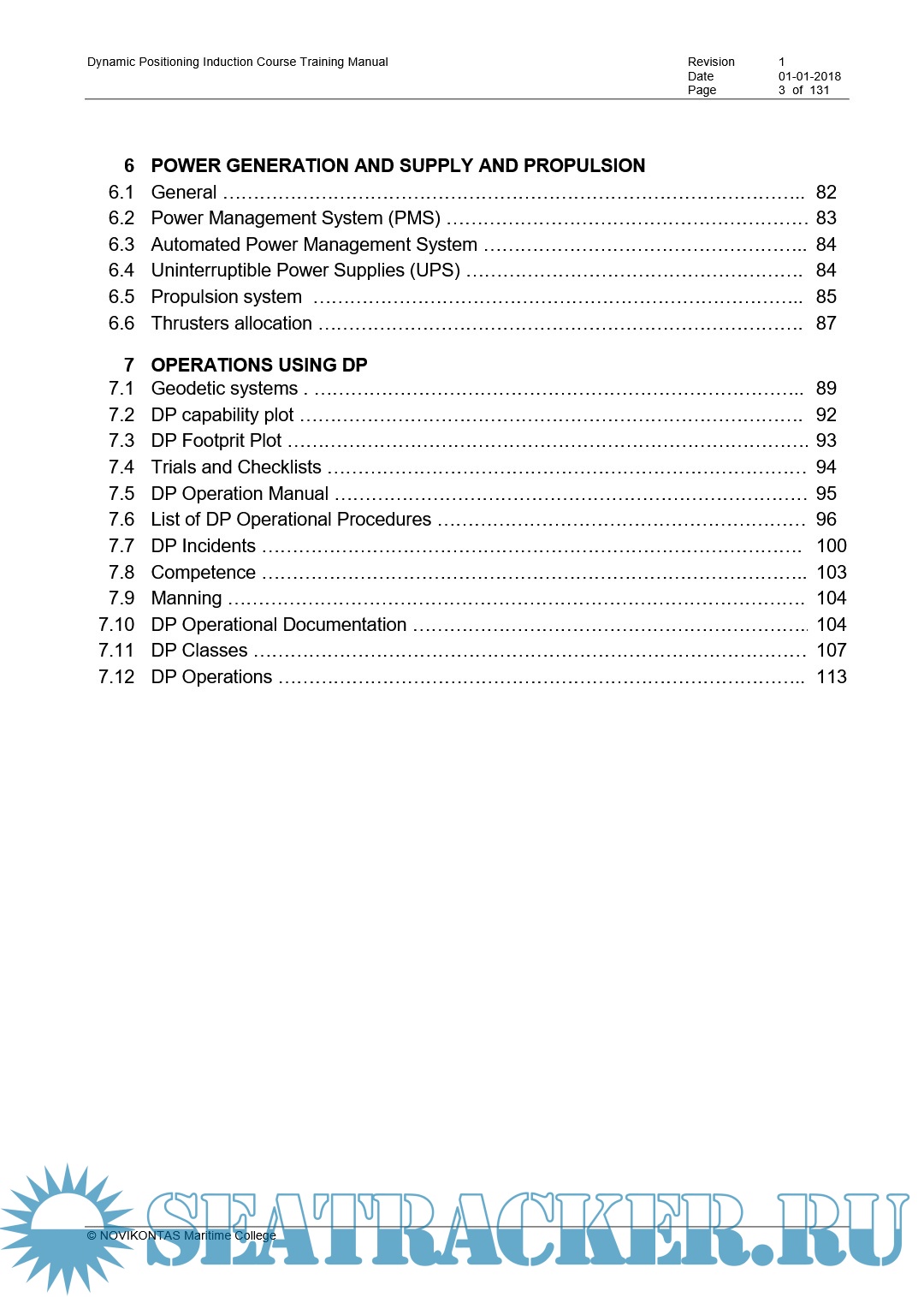 DP Induction Course Training Manual - Novikontas Maritime College [2018 ...