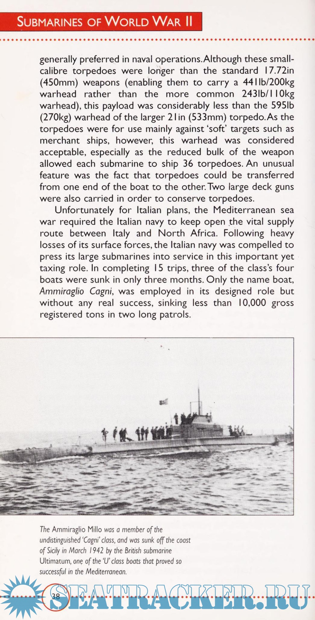 An Illustrated Data Guide to Submarines of World War II - Chant С. [1997, PDF] › Marine Tracker