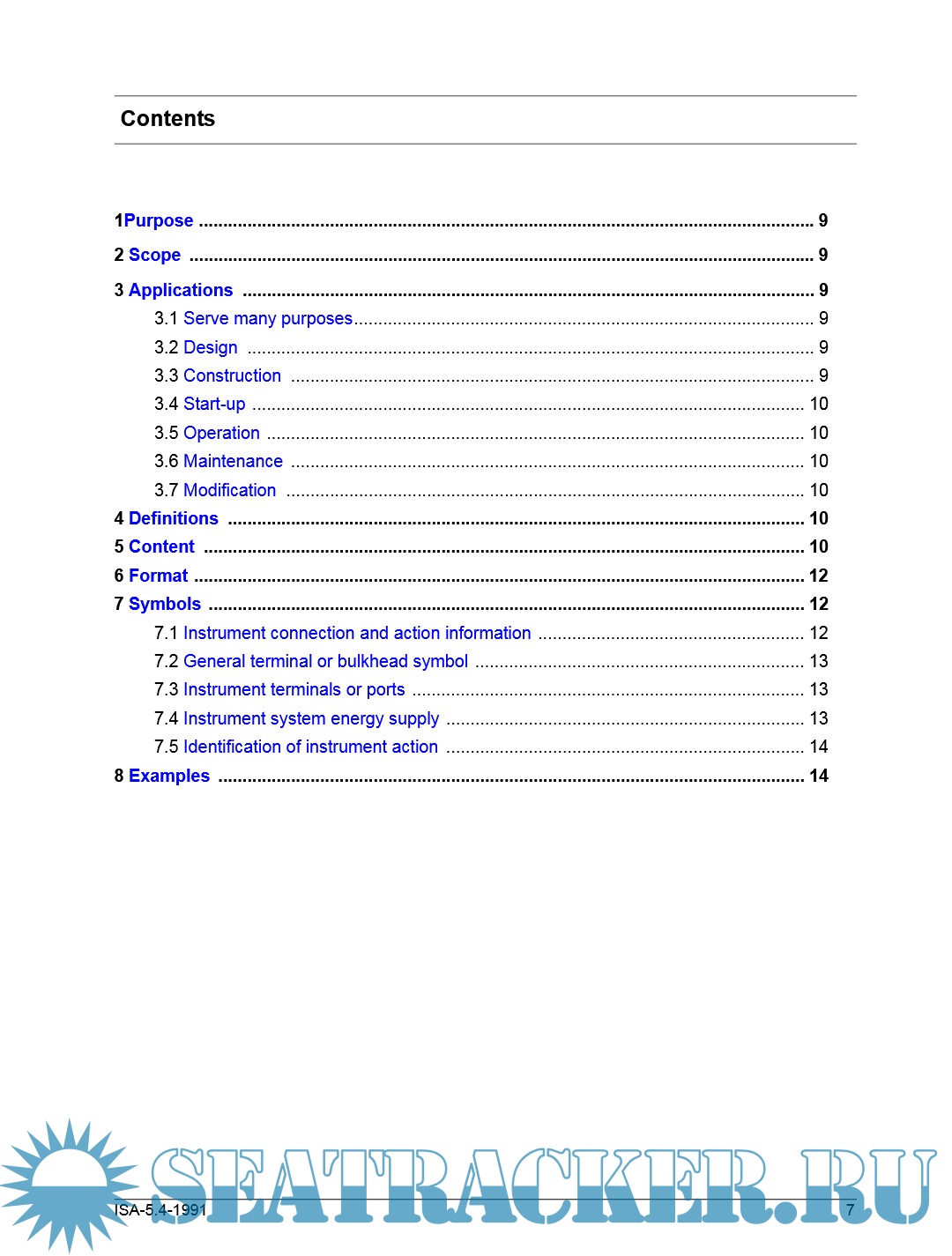 ANSI/ISA-5.4-1991 Instrument Loop Diagrams [1991, PDF] › Marine Tracker