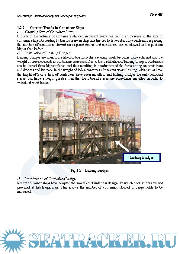 Guidelines for Container Stowage and Securing Arrangements - ClassNK ...