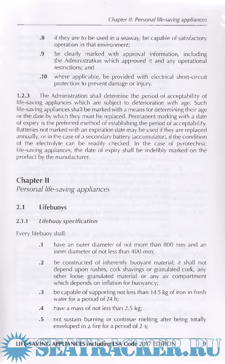International Life-Saving Appliance Code (LSA Code) 2017 - IMO [2017 ...