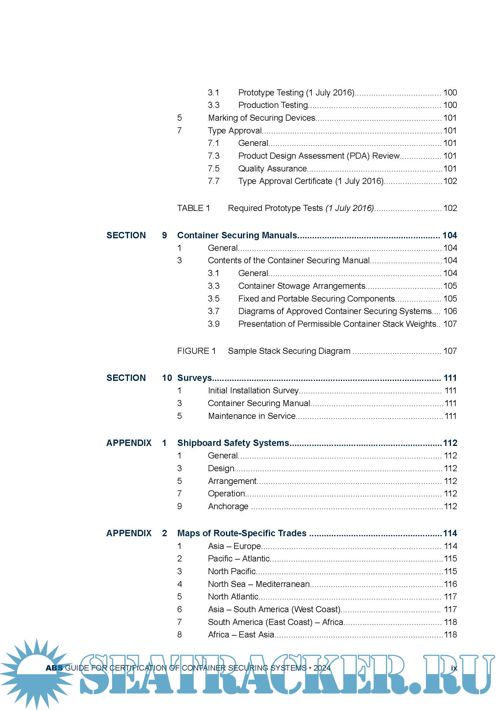 Guide for Certification of Container Securing Systems - American Bureau of Shipping (ABS) [2024 ...