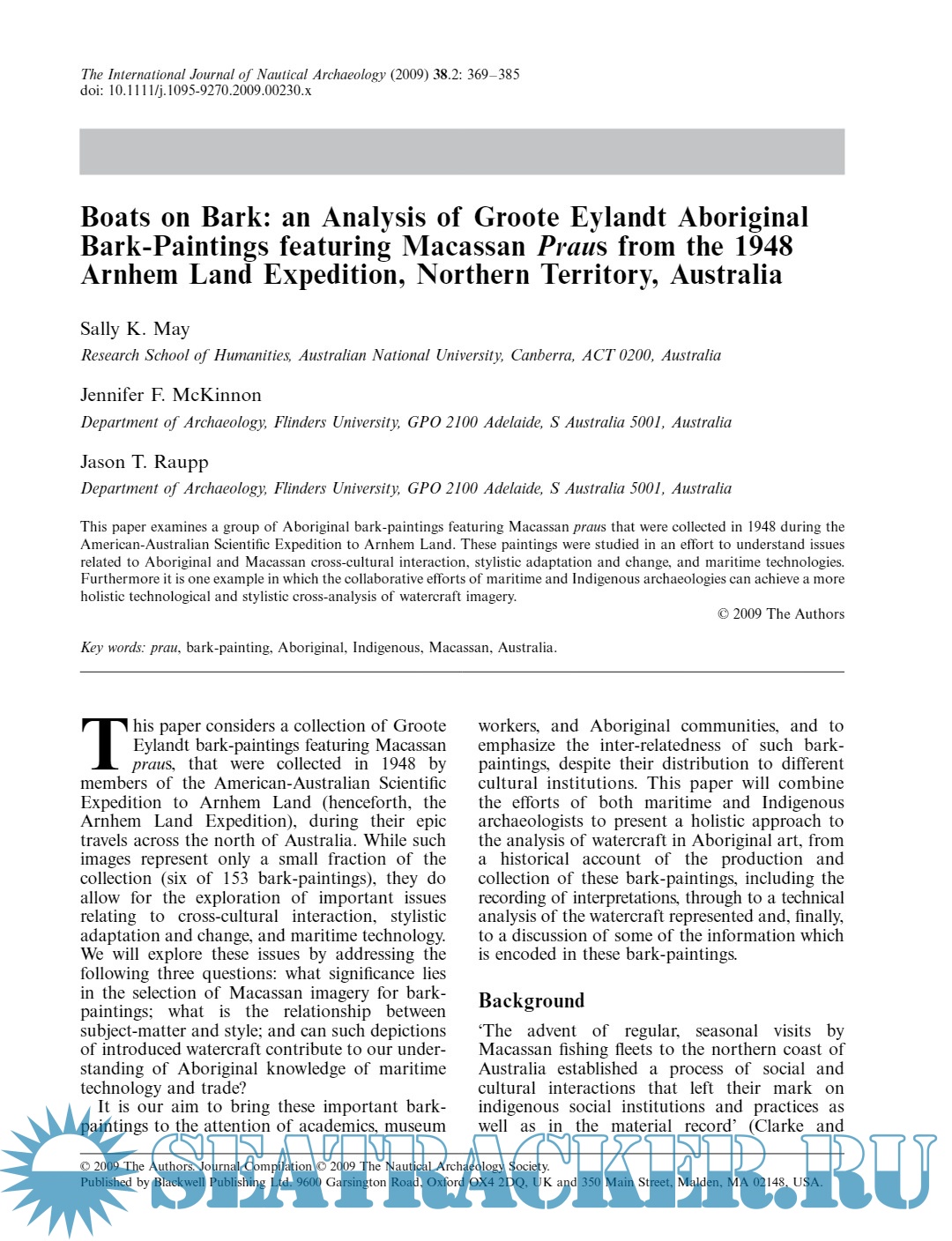 Boats on Bark - Sally K. May; Jennifer F. McKinnon; Jason T. Raupp ...