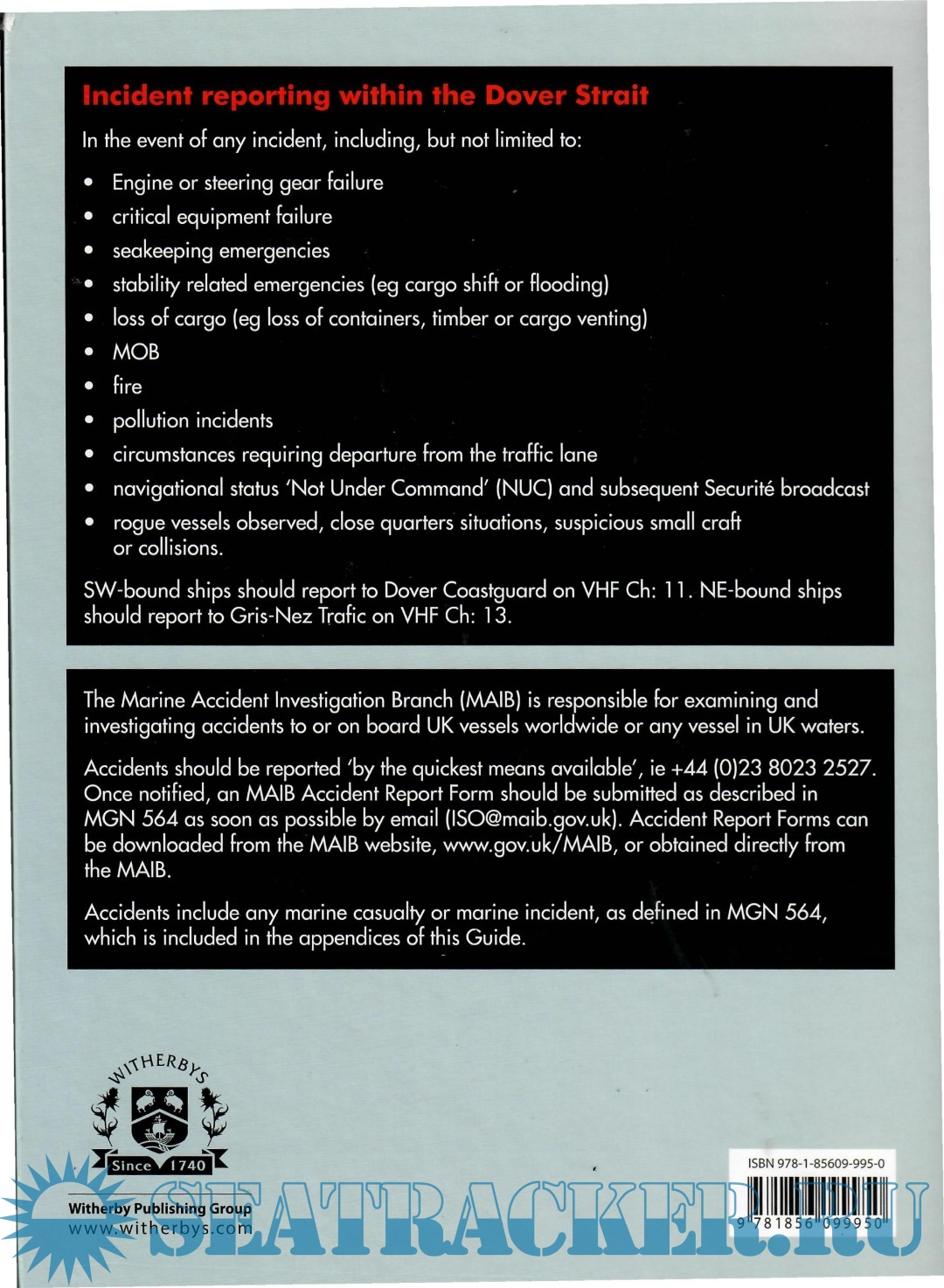 Passage Planning Guide: English Channel, Dover Strait and Southern ...