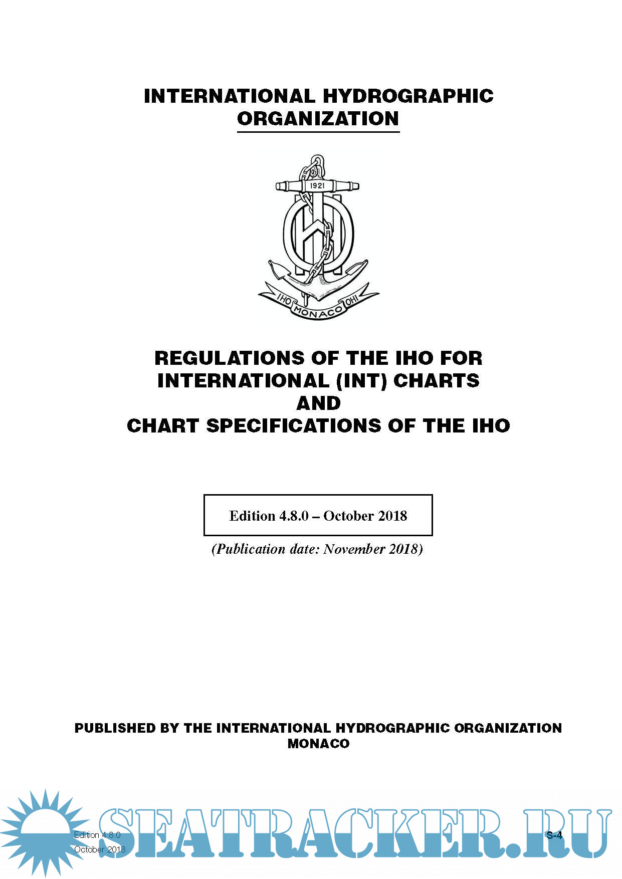 Regulations of the IHO for International (Int) Charts and Chart ...