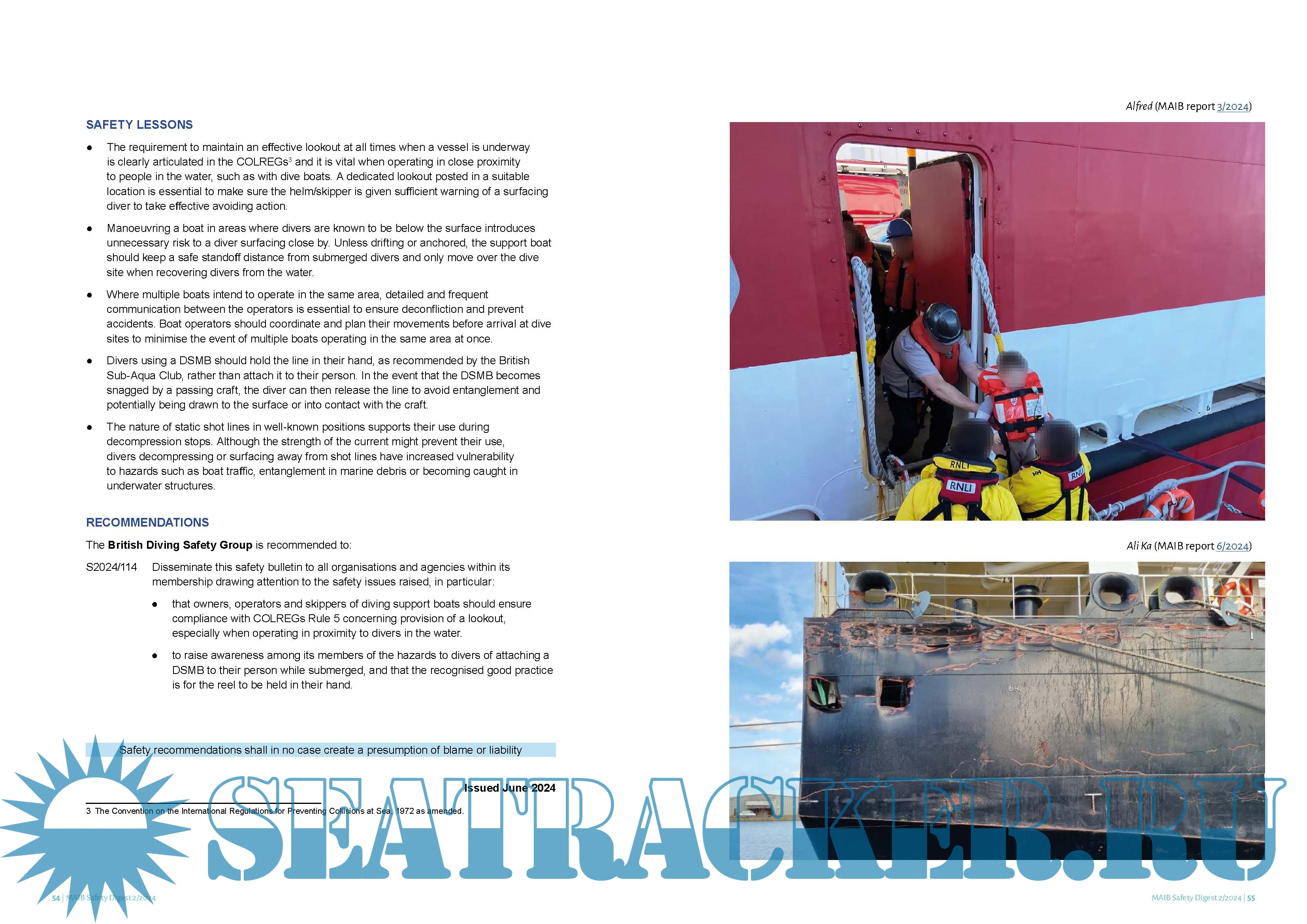 MAIB Safety Digest 2/2024 - Marine Accident Investigation Branch [2024 ...