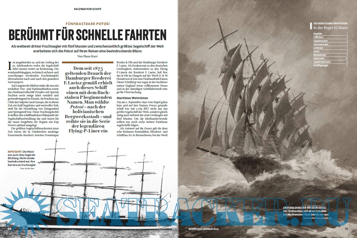 Schiff Classic Jahrbuch 2024 - Markus Wunderlich (Editorial Director) [2023, PDF] › Marine Tracker