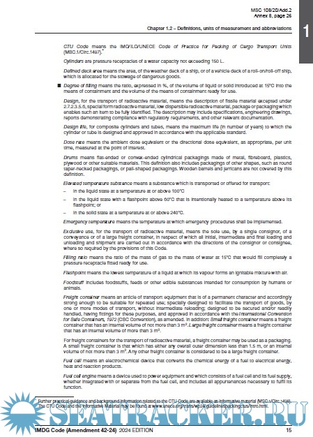 International Maritime Dangerous Goods (IMDG) Code Amendments 2024 ...