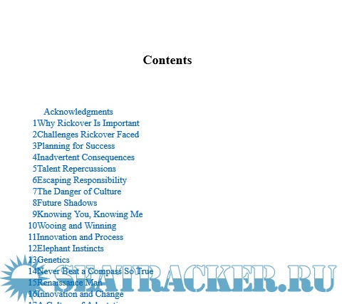 Against the Tide - Rickover's Leadership Principles and the rise of the ...