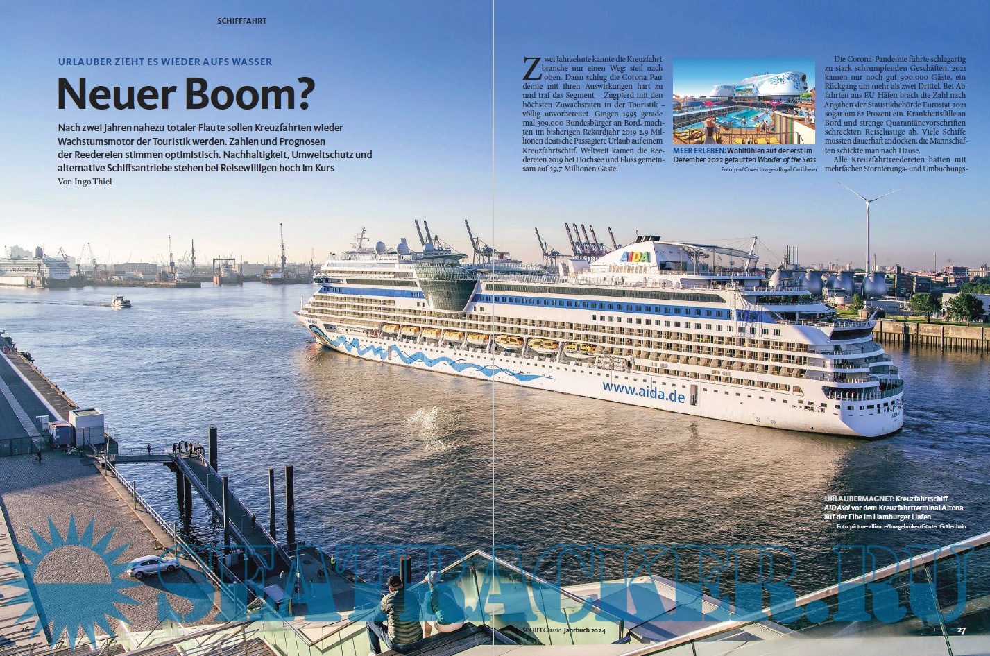 Schiff Classic Jahrbuch 2024 - Markus Wunderlich (Editorial Director) [2023, PDF] › Marine Tracker