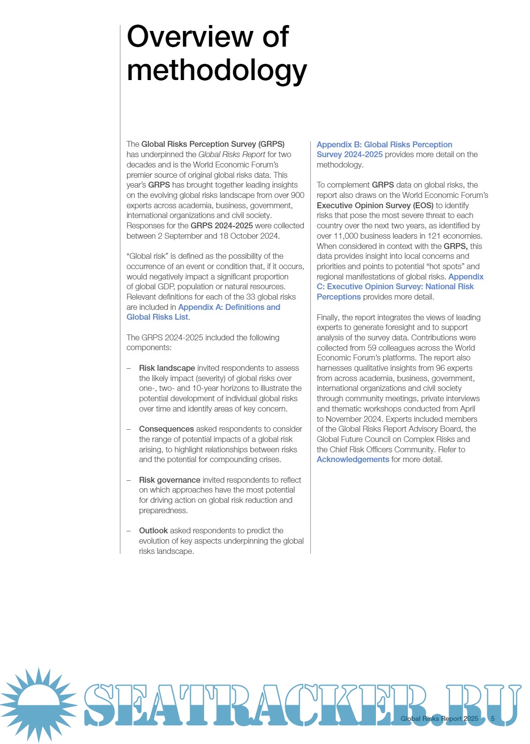 Global Risks Report - World Economic Forum [2025, PDF] › Marine Tracker