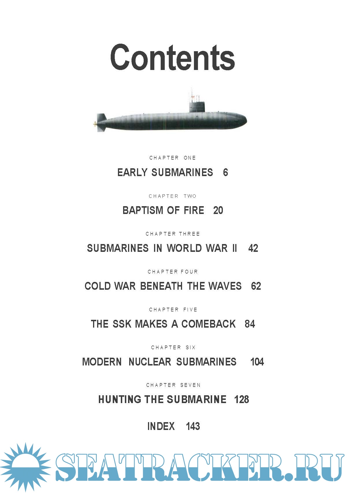 Submarine Warfare: An Illustrated History - Antony Preston [1998, PDF] › Marine Tracker