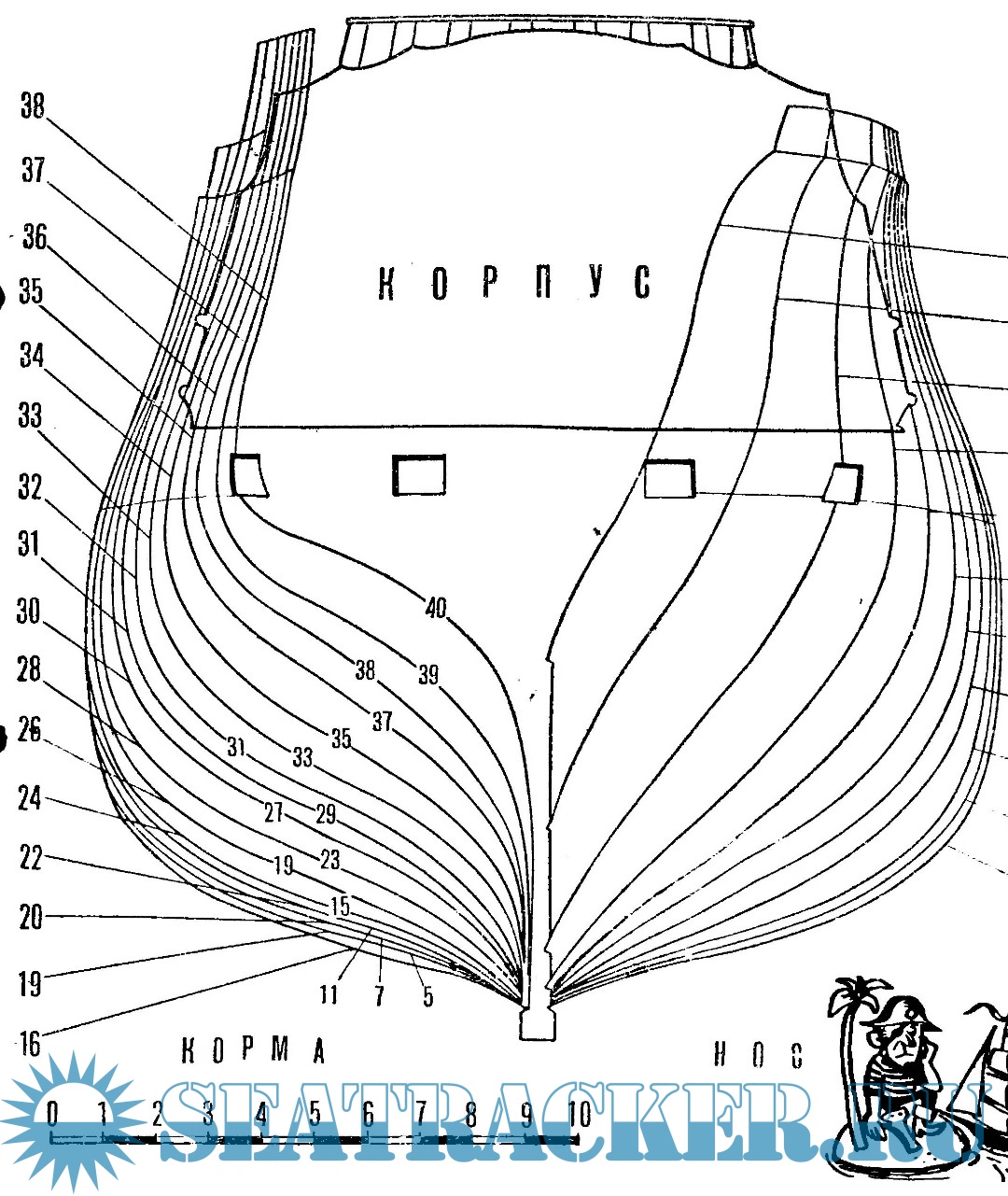 100 F.N.C. (Free naval culture) Model Ship Plans Parte A-D,F-H,I-O,T-Y ...