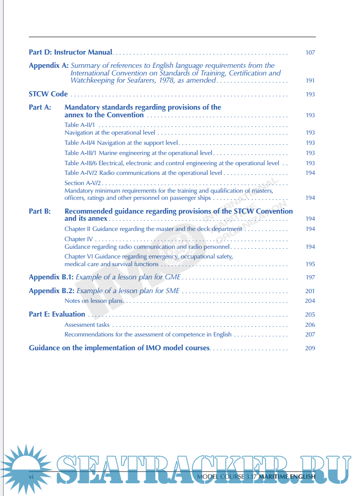 IMO Model Course 3.17 - Maritime English [2015, PDF] › Marine Tracker