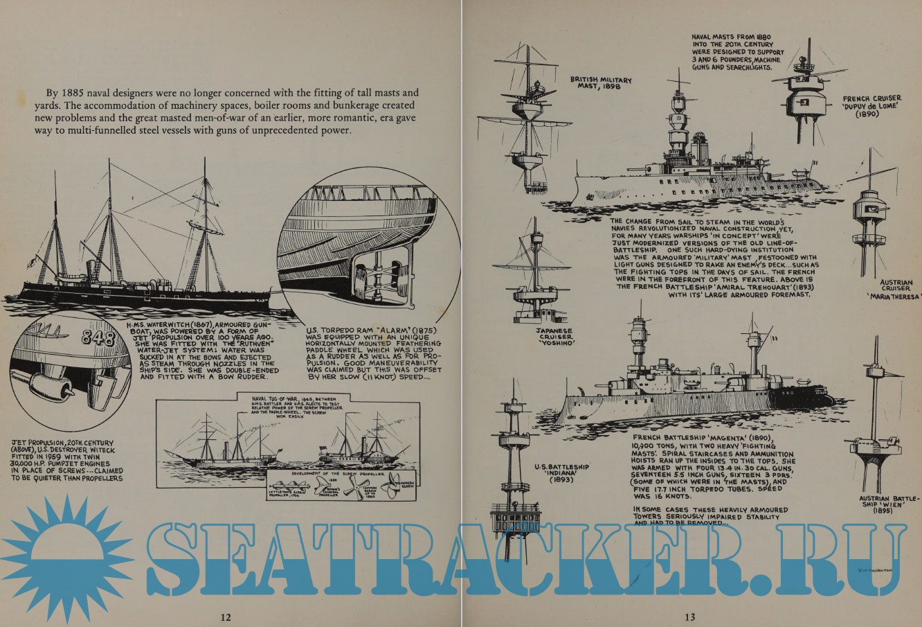 Warships 1860-1970;: A collection of naval lore - J. M Thornton [1973 ...