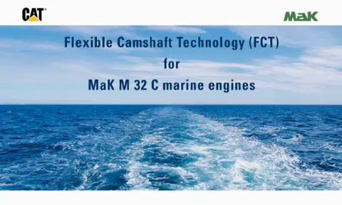 Flexible camshaft technology MAK M32C Marine engines [MP4] › Marine Tracker