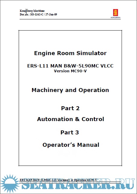 Operator’s Manual for Engine Room Simulator ERS L11 5L90MC VLCC ...