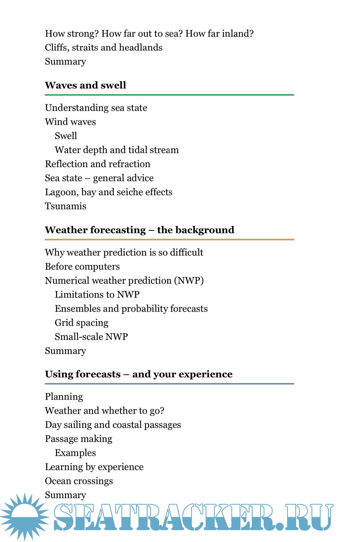 REEDS Weather Handbook - Frank Singleton [2019, PDF] › Marine Tracker