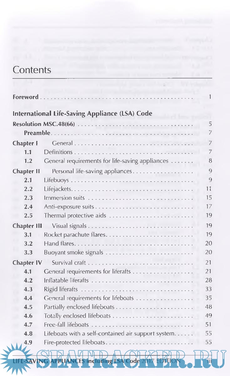 International Life-Saving Appliance Code (LSA Code) 2017 - IMO [2017, PDF] › Marine Tracker