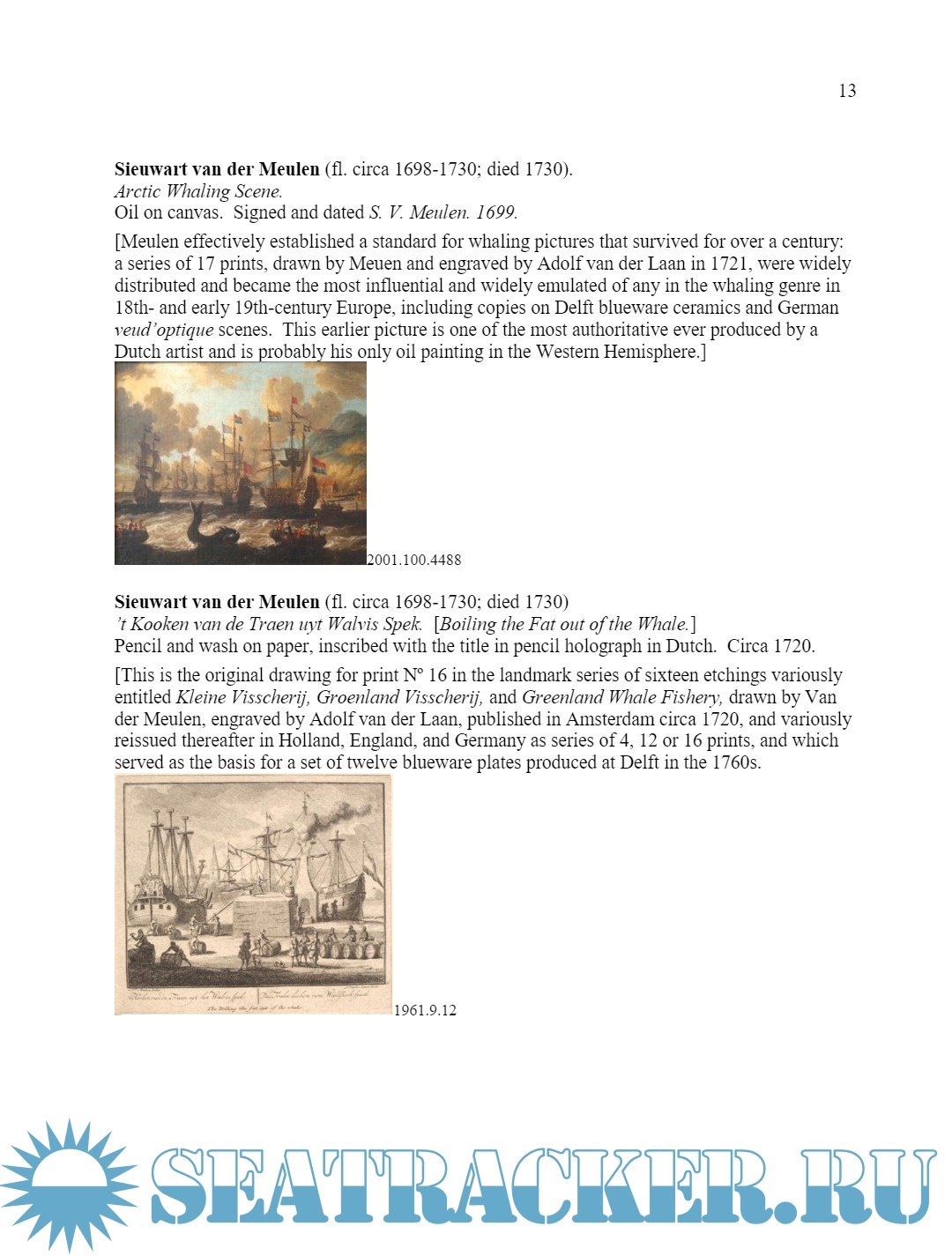 Dutch Old Master Paintings in the New Bedford Whaling Museum - Stuart M ...