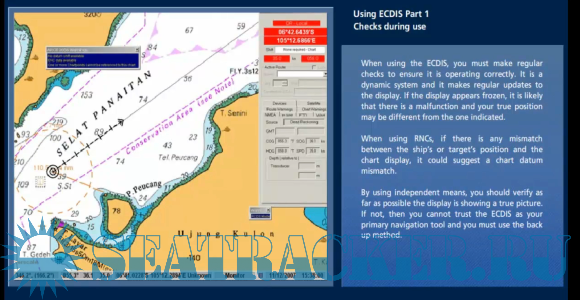 Generic ECDIS Training [2xxx, MP4] › Marine Tracker