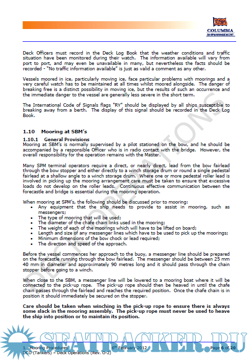 CSM - Deck and Cargo Operations Manual (Tankers) - Petroleum and ...