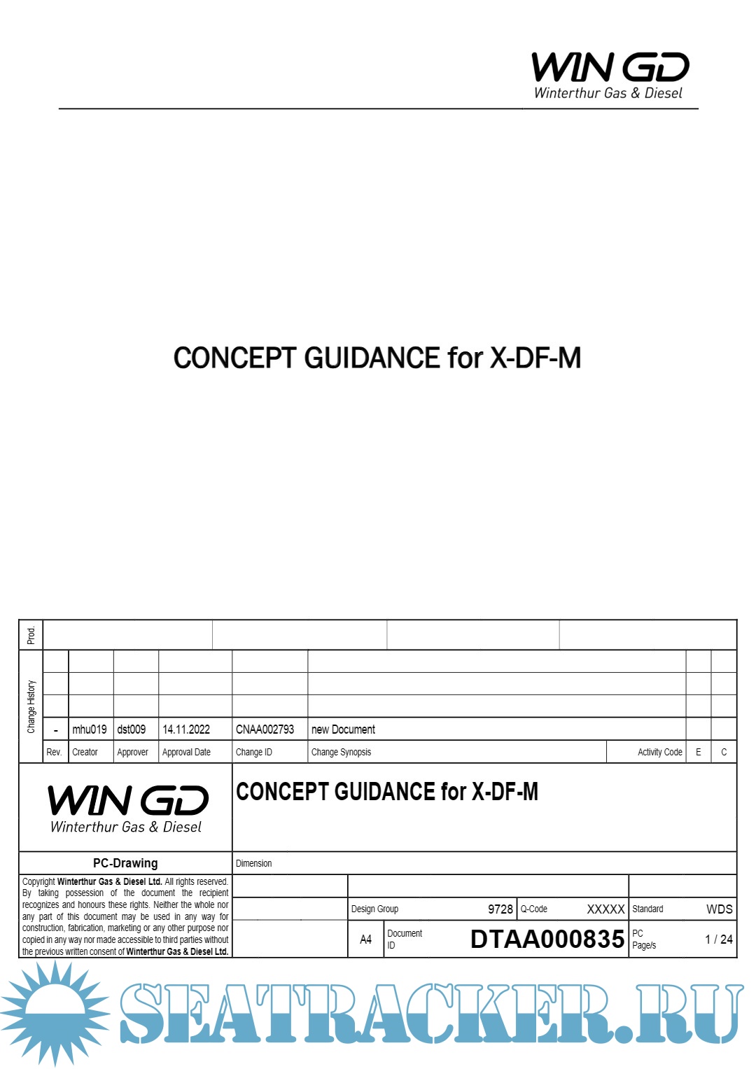 Concept-Guidance-for-X-DF-M - Win G&D [2023, PDF] › Marine Tracker