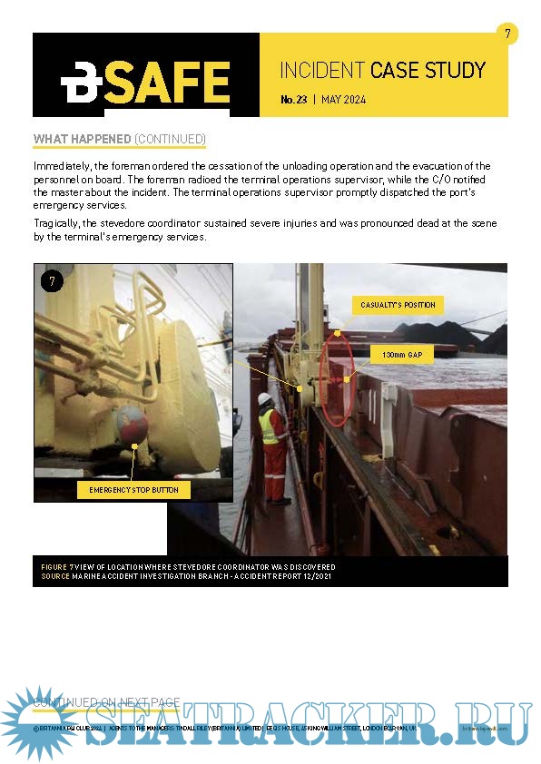 BSafe: Incident Case Study No.23 (May) - Britannia P&I Club [2024, PDF] › Marine Tracker