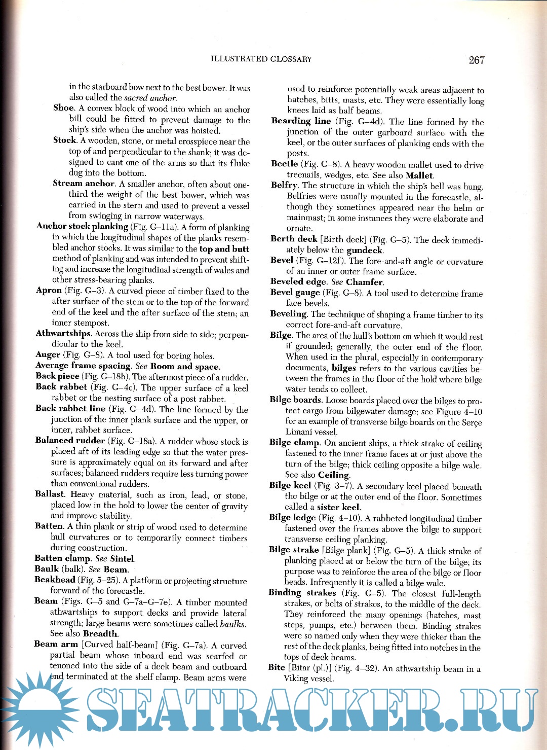 Illustrated glossary of ship and boat terms [PDF] › Marine Tracker