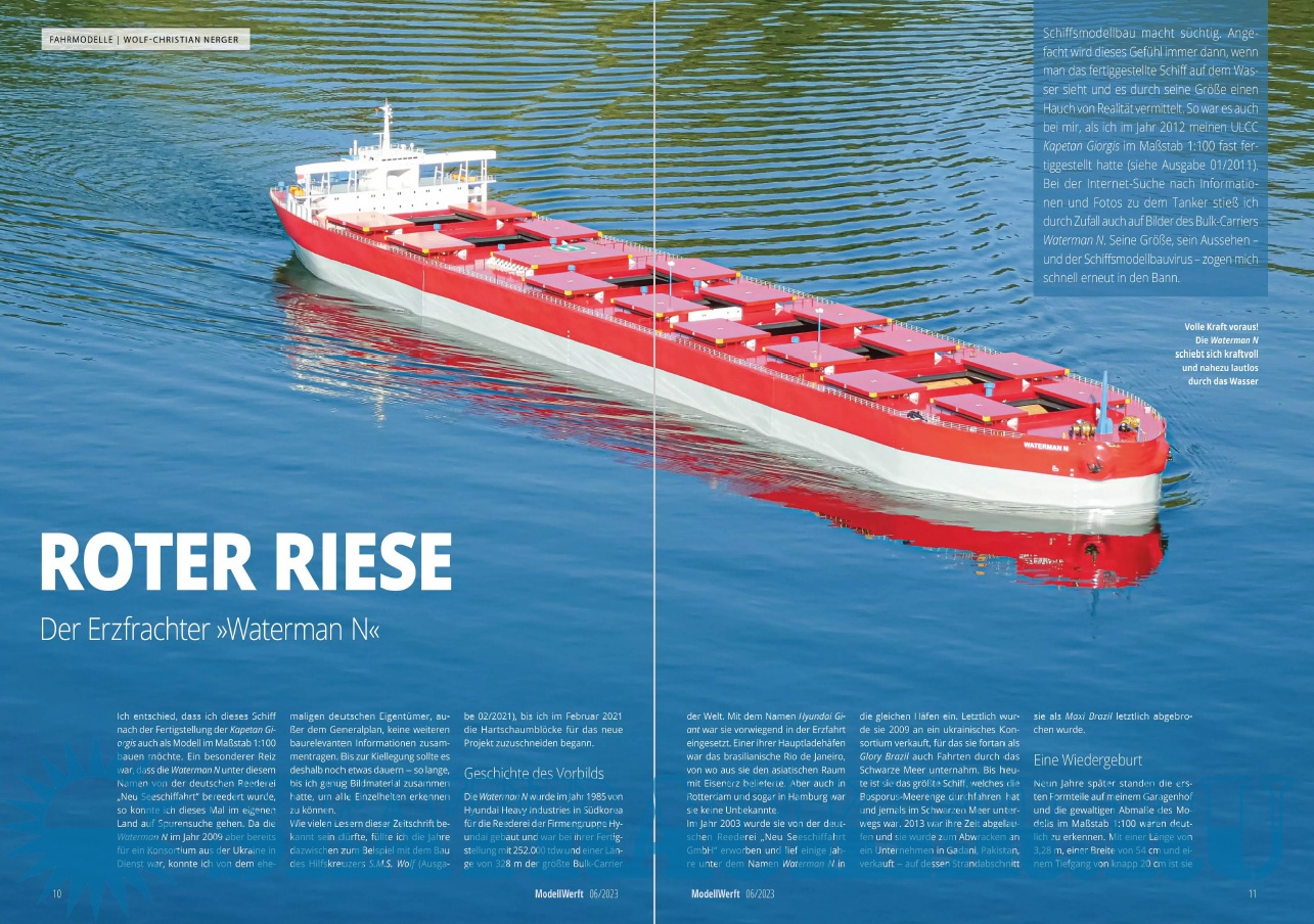 ModellWerft - Juni - Eric Schafenrort (Redaktor) [2023, PDF] › Marine Tracker