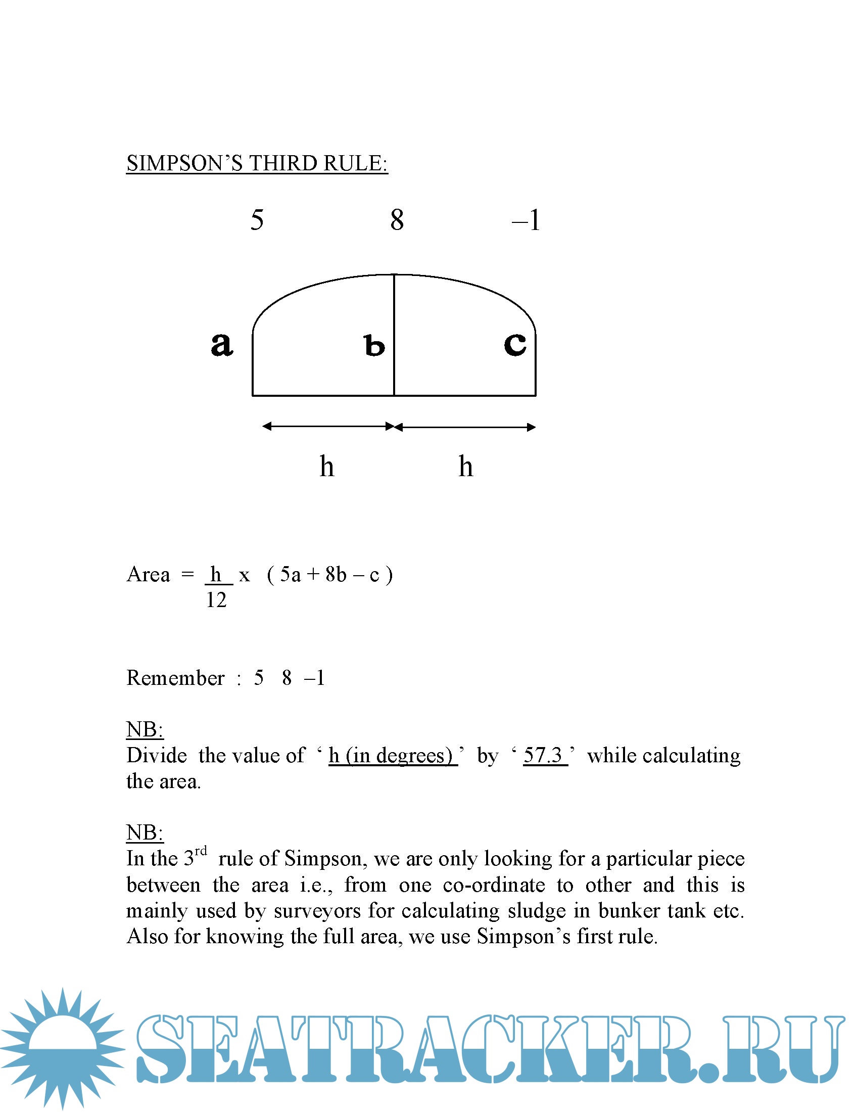 Ship Stability Formulae | Part 1 - Unknown [20xx, PDF] › Marine Tracker