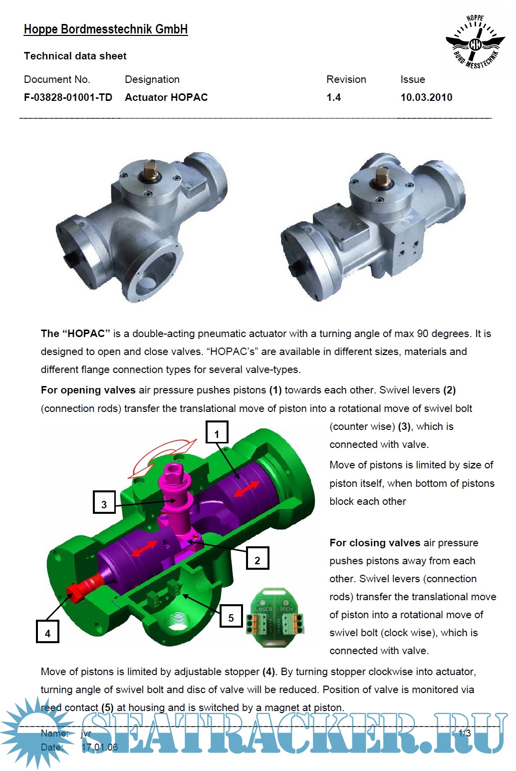 Hoppe Anti-Heeling System - Hoppe [2010, PDF] › Marine Tracker
